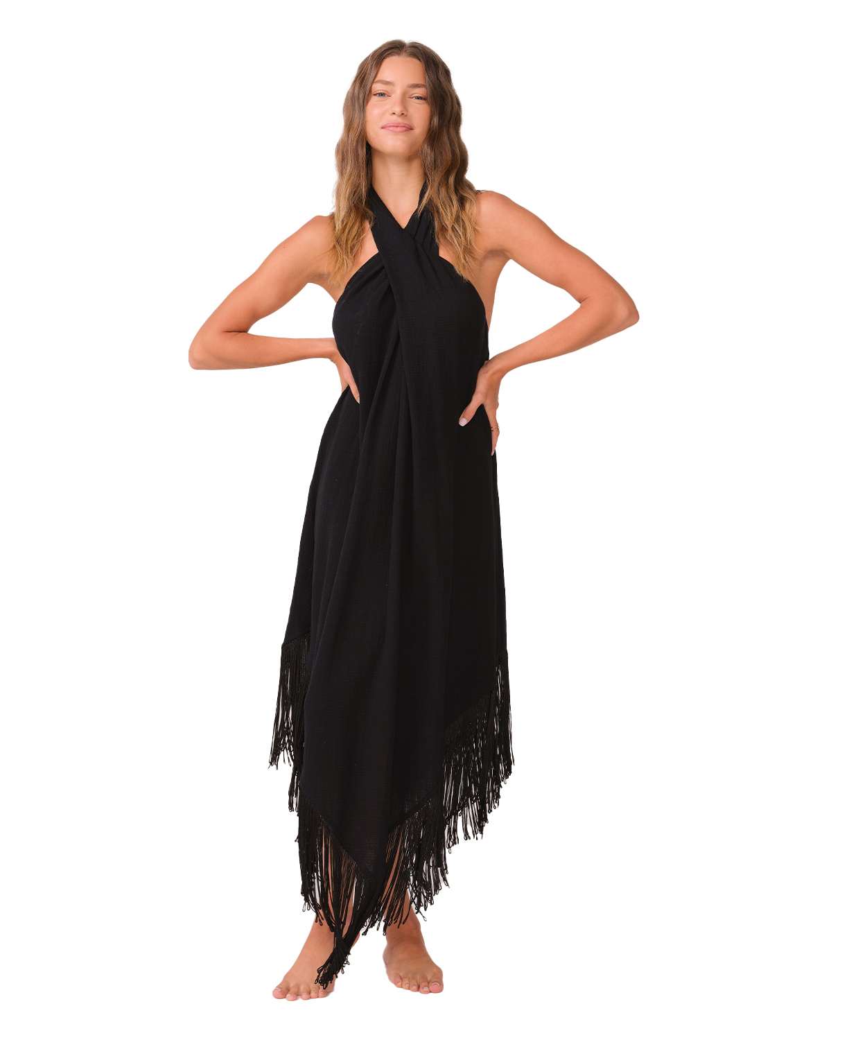PQ Swim Midnight Kate Fringe Dress