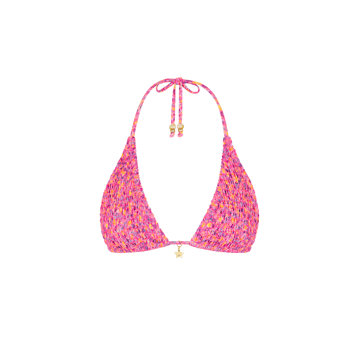 Kulani Kinis Gelato Bloom Textured Triangle Bikini